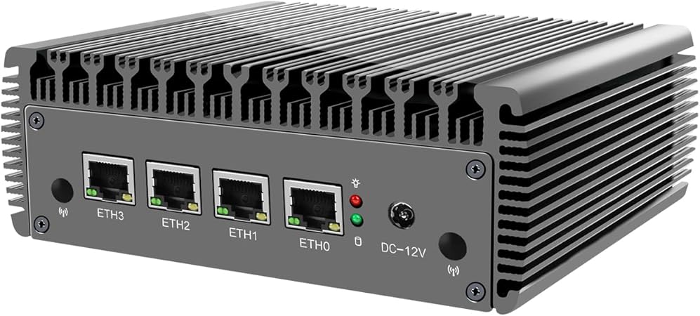 HUNSN Micro Firewall Appliance, Mini PC, PFSense, Mikrotik, OPNsense ...