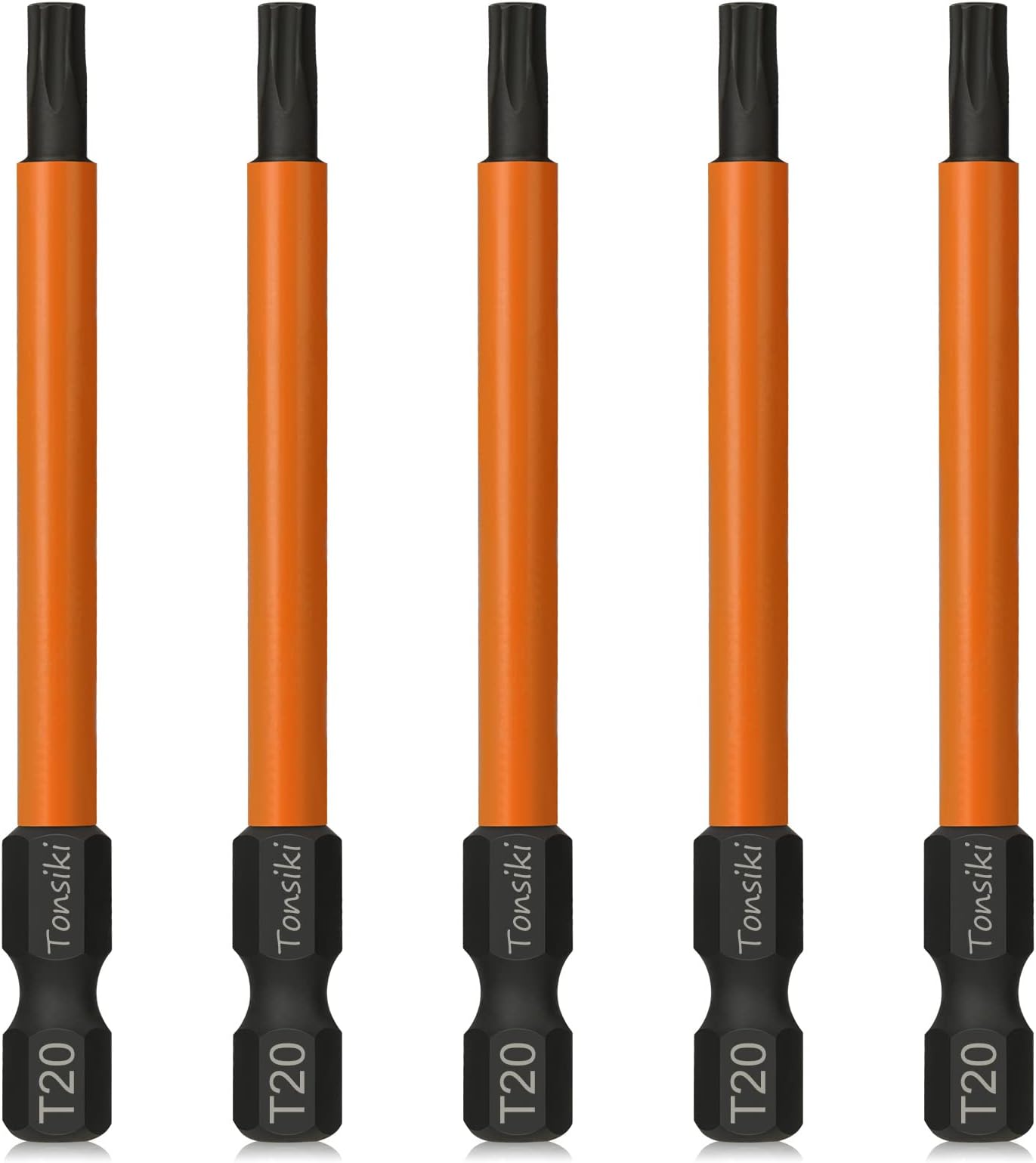 TORX T20 Tamper Proof Bits - Railer T20 TORX Security 1" Bits. 1/4 Inch ...