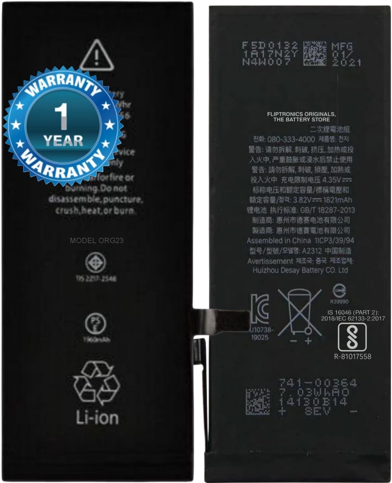 Original Battery for iPhone SE2020 Battery with 1 Year Warranty** (SE ...