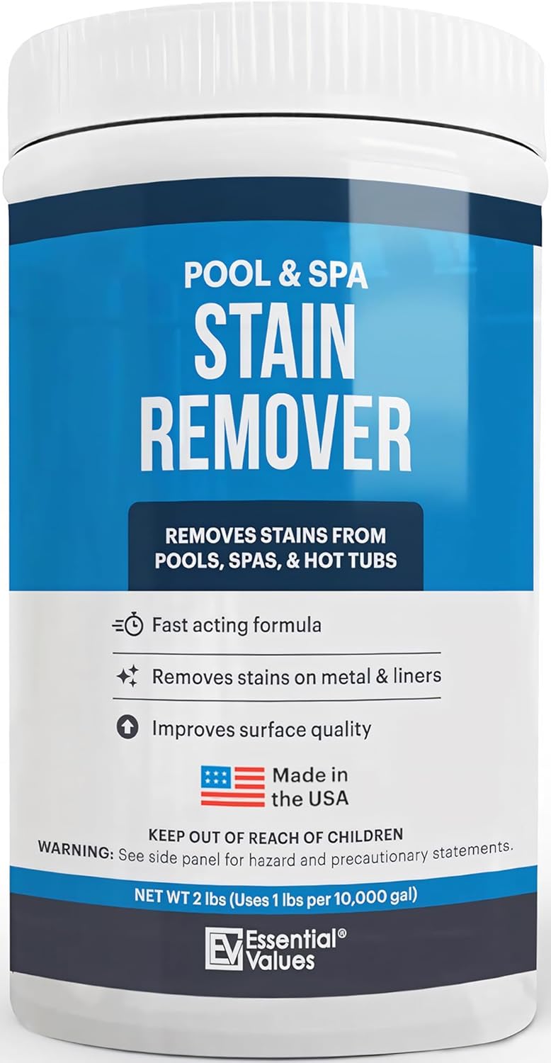 Swimming Pool & Spa Stain Remover (0.9 kg) - Natural & Safe Swimming ...