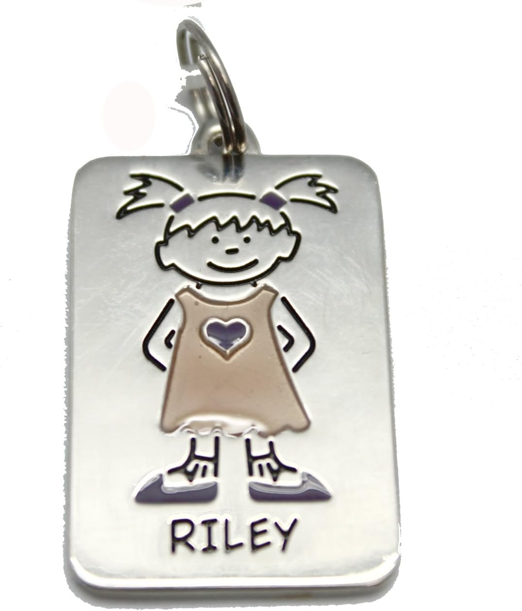 Amazon.com | Riley Name Tag Charm by Ganz | Luggage Tags