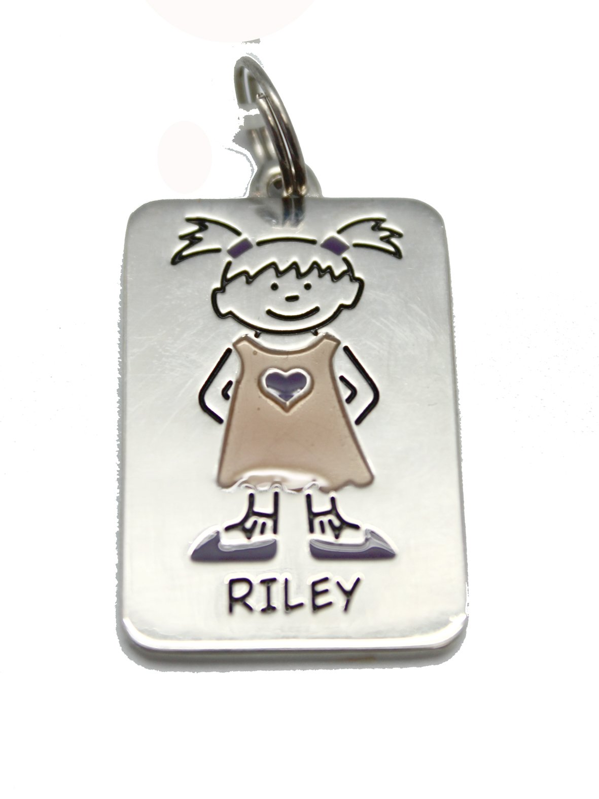 Amazon.com | Riley Name Tag Charm by Ganz | Luggage Tags