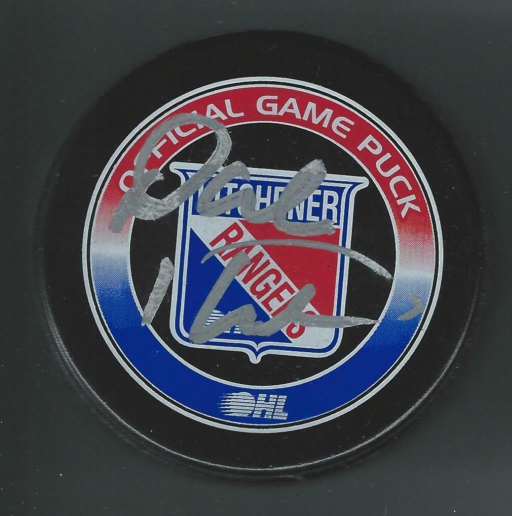 Amazon.com: Dale Hunter Signed Kitchener Rangers Official Game Puck ...
