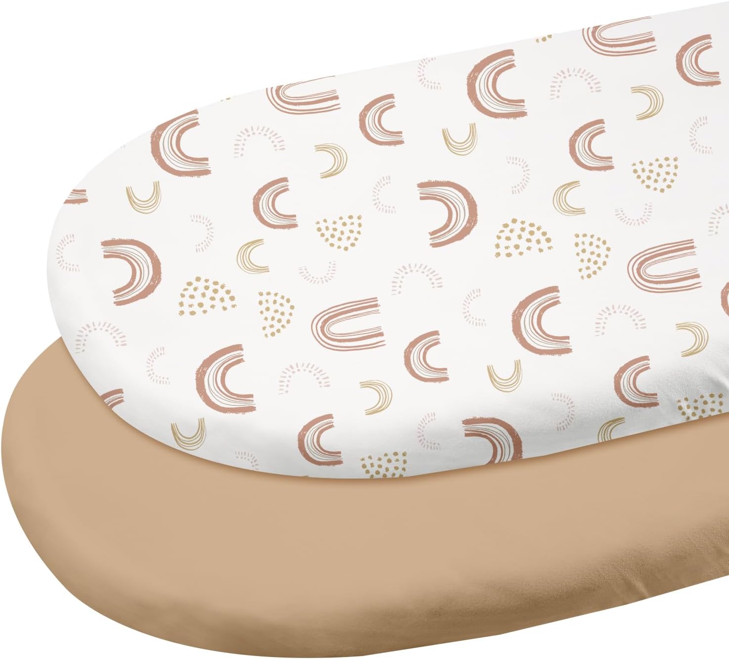 Amazon.com: Gllquen Baby Bassinet Sheets 2 Pack, 100% Organic Cotton ...