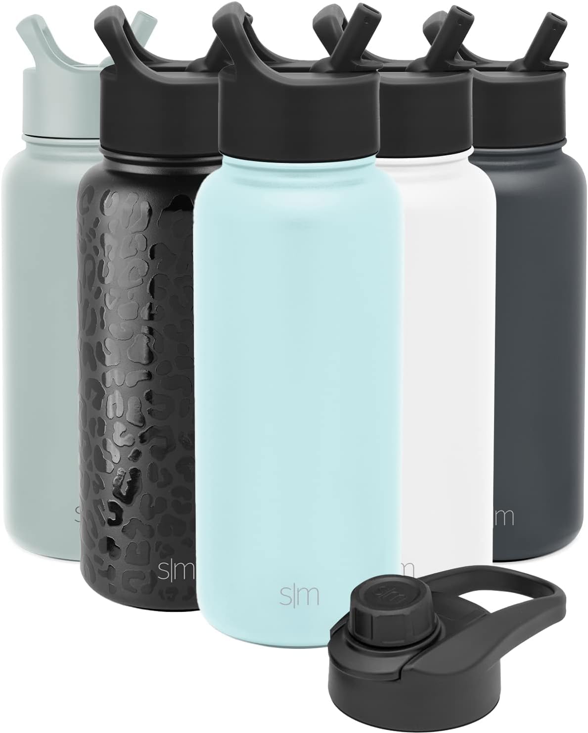 Amazon.com: Simple Modern Water Bottle with Straw and Chug Lid Vacuum ...