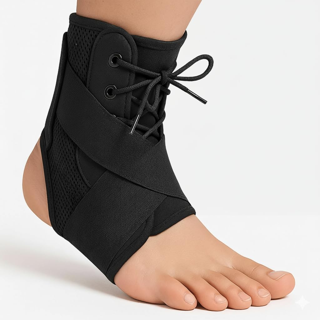 MASIOR Lace Up Ankle Support Brace for Women Men, Ankle Support for ...