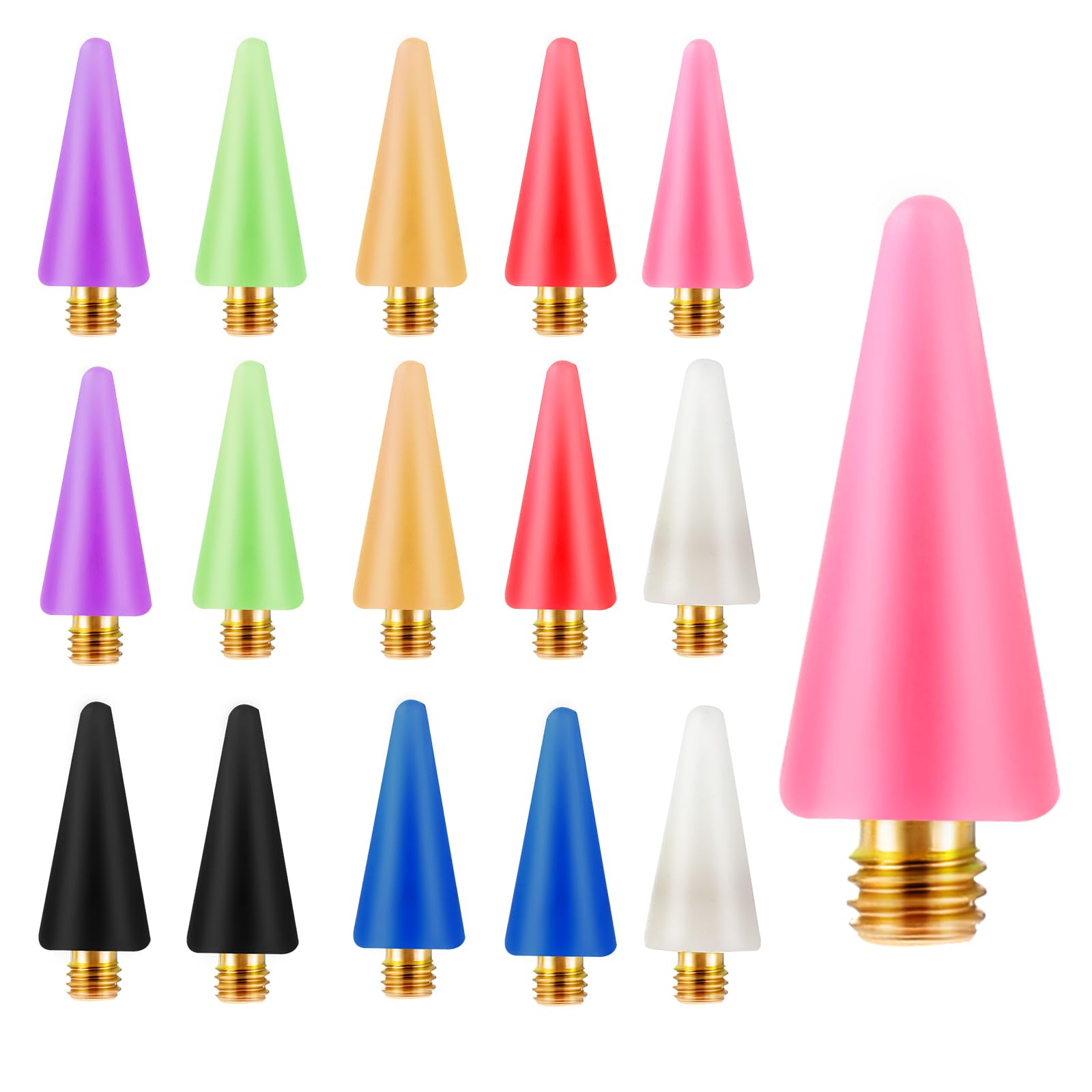 Amazon.com: Lusofie 16Pcs Wax Replacement Head Tips Rhinestone Picker ...