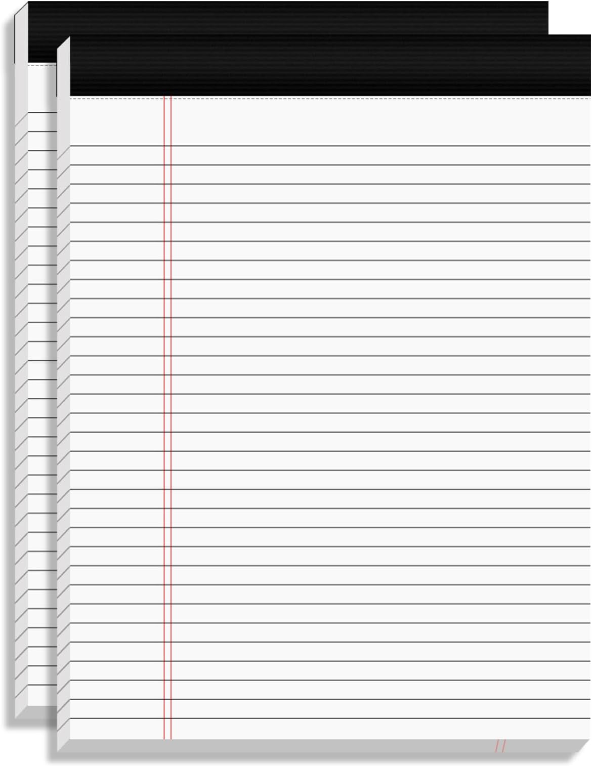 Amazon.com : Legal Pads 8.5 x 11.75 Writing Pads, [12 Pack] Wide Ruled ...