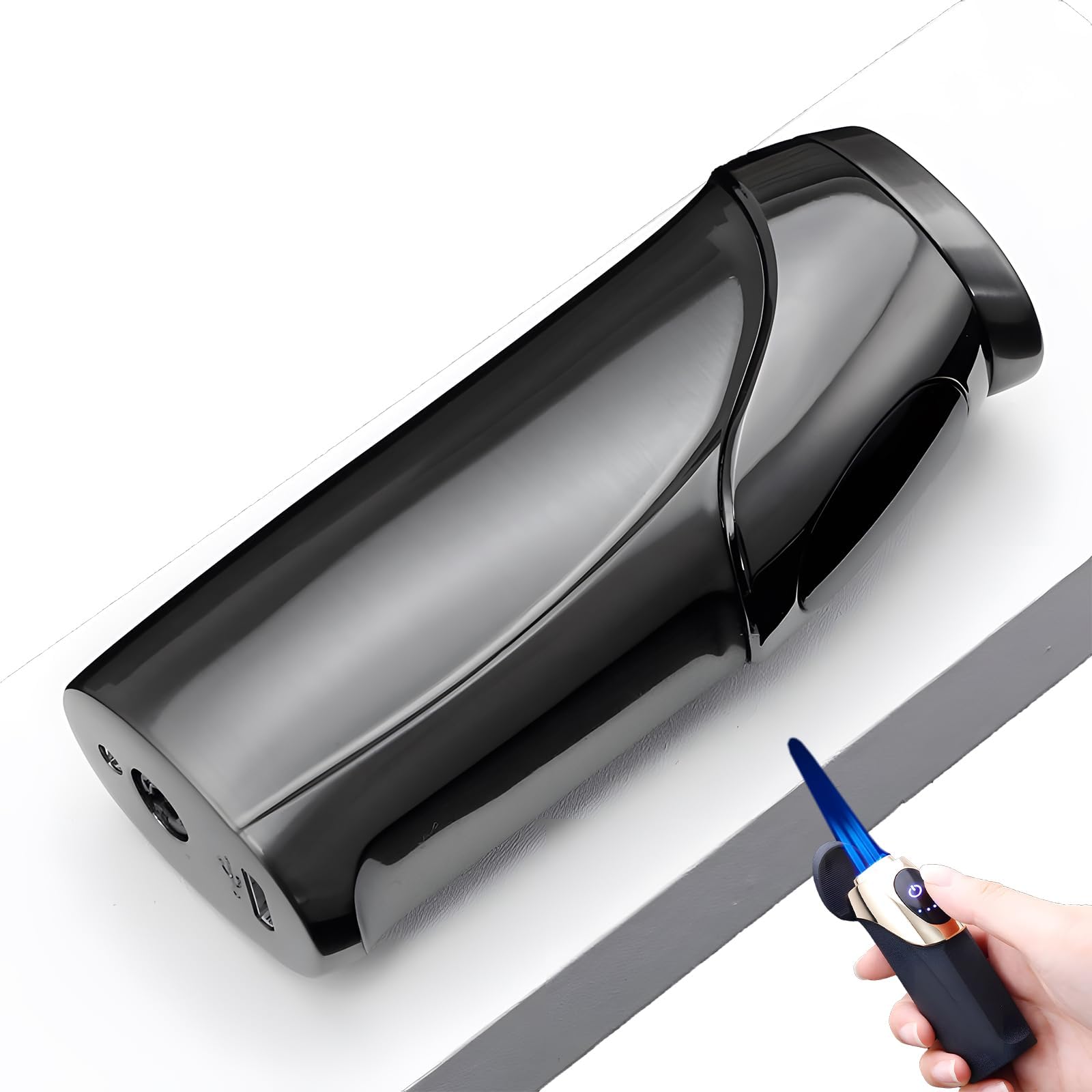 Amazon.com: Windproof Electric Lighter Touch Sensitive Case, Lighter ...