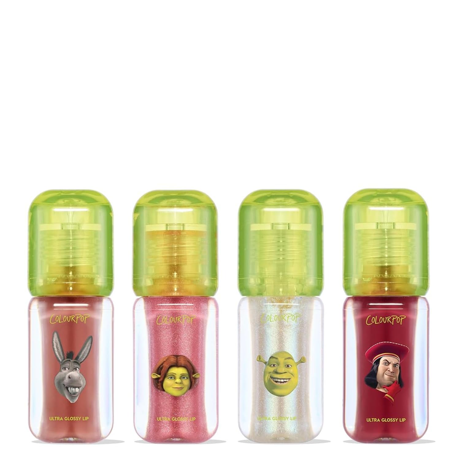 Amazon.com : ColourPop x Shrek Ultra Glossy Lip Set ‑ 4 Limited‑Edition ...