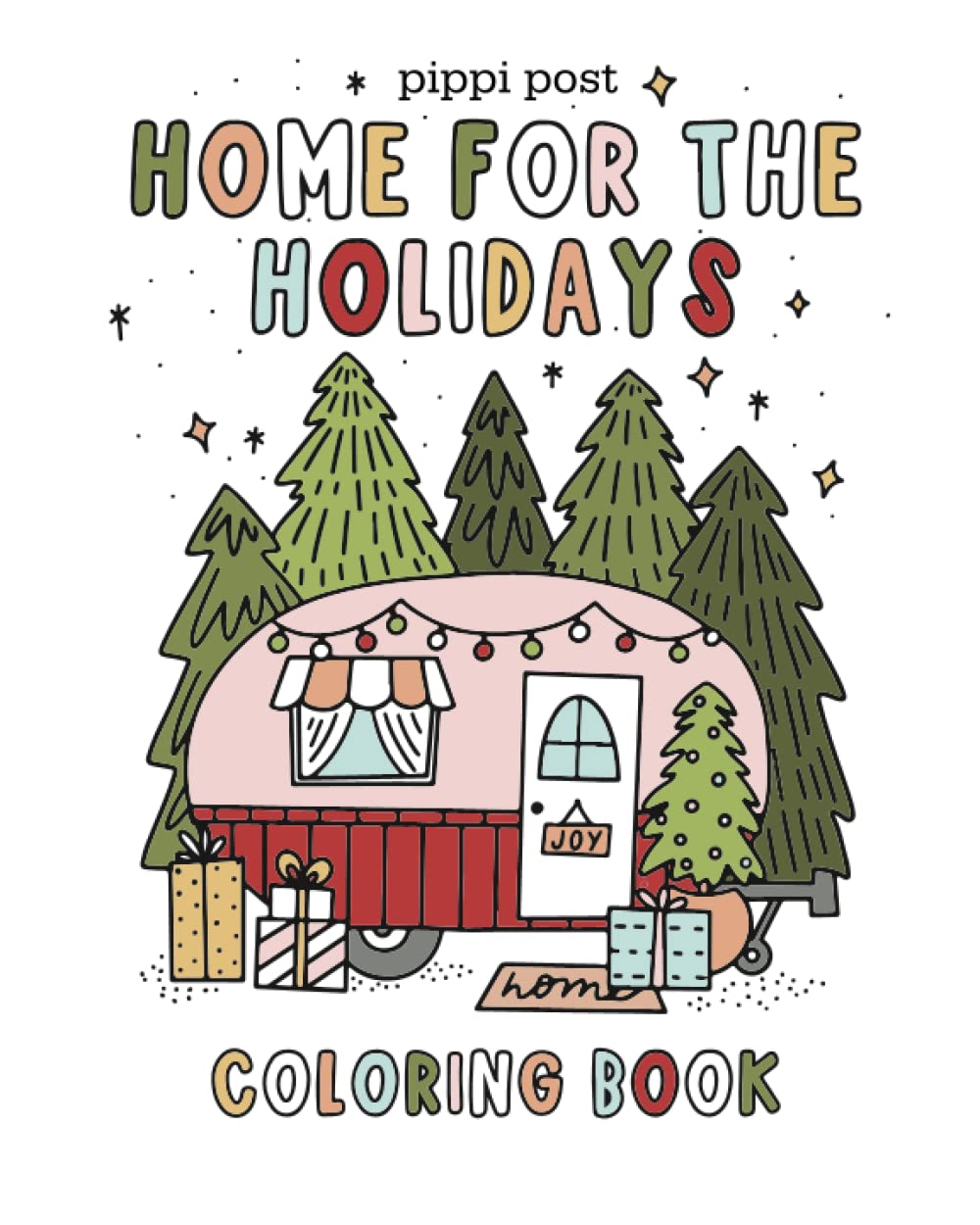 Holiday Coloring Book by Pippi Post: Zurcher, Alexa: 9798351295527 ...