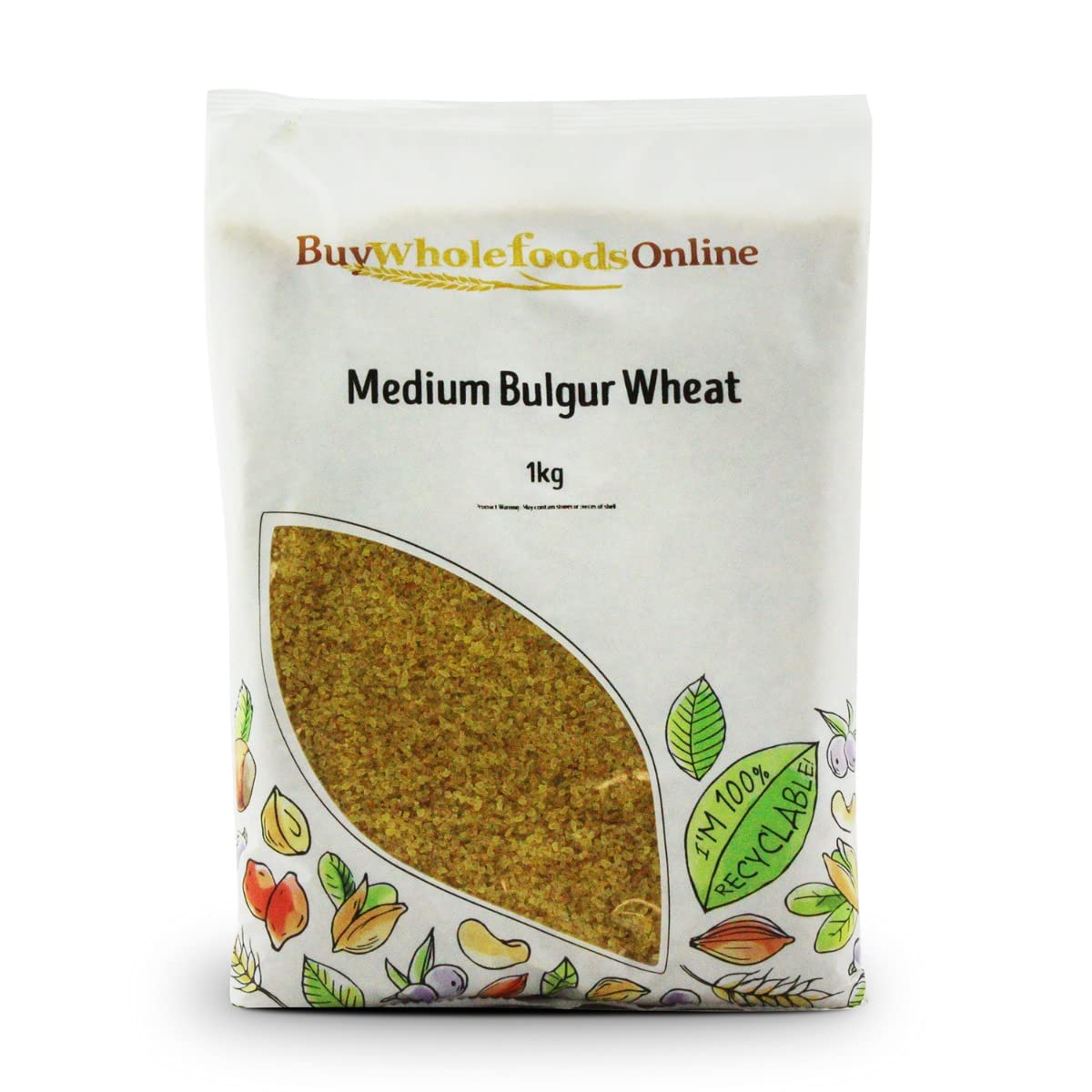 Bulgur Wheat Medium 1kg (BWFO) : Amazon.co.uk: Grocery