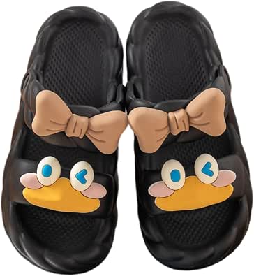 Amazon.com | HUGT Duck Slippers for Women Indoor Outdoor Beach Travel ...