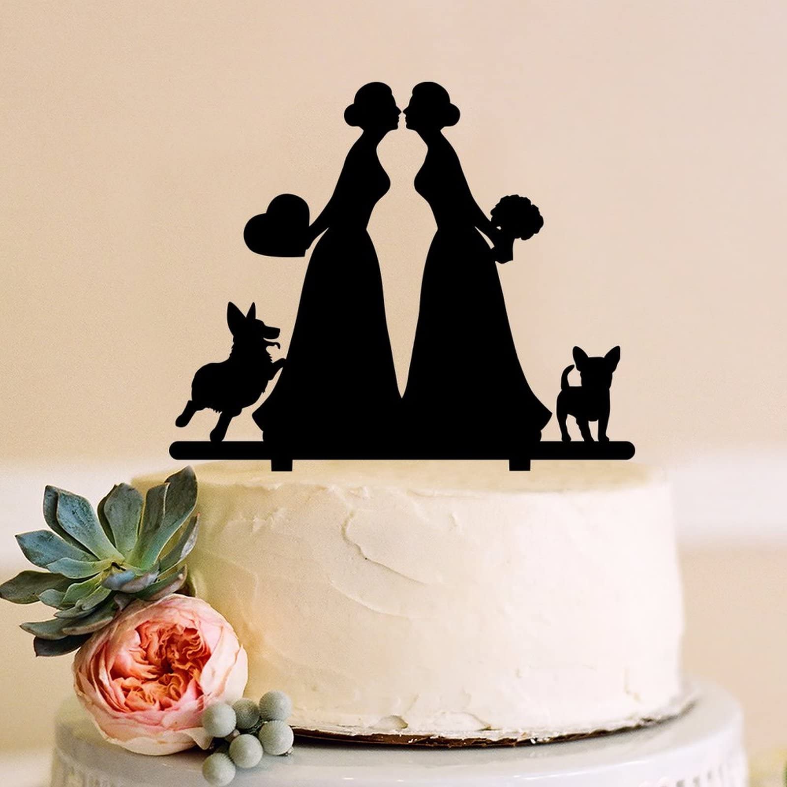 Corgi Wedding Cake Topper