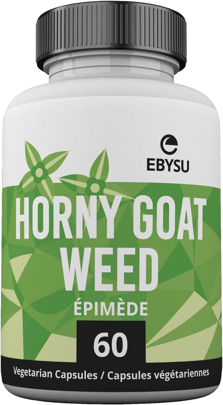 EBYSU Horny Goat Weed (Made in Canada) – 60 Capsules – Testosterone ...