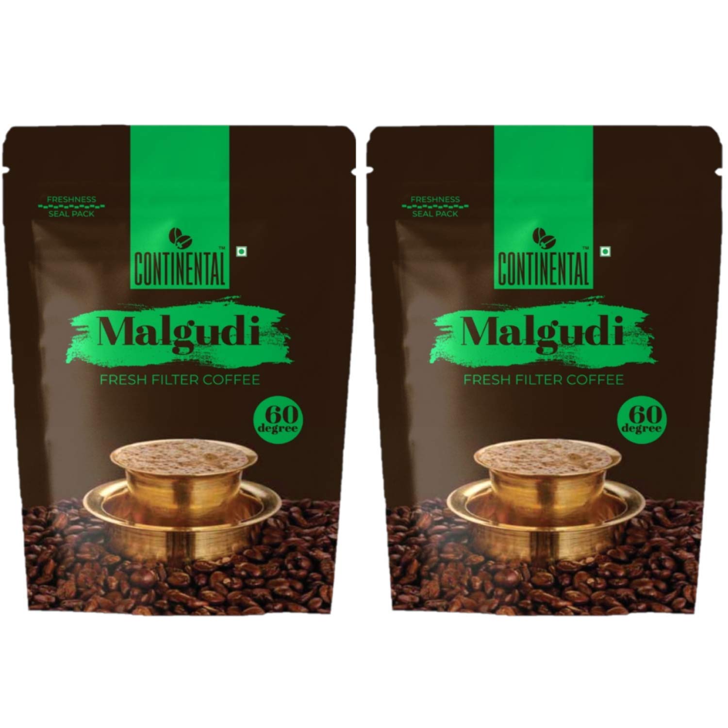 Continental Malgudi Filter Coffee 500gm Pouch ( 60% Coffee - 40% ...