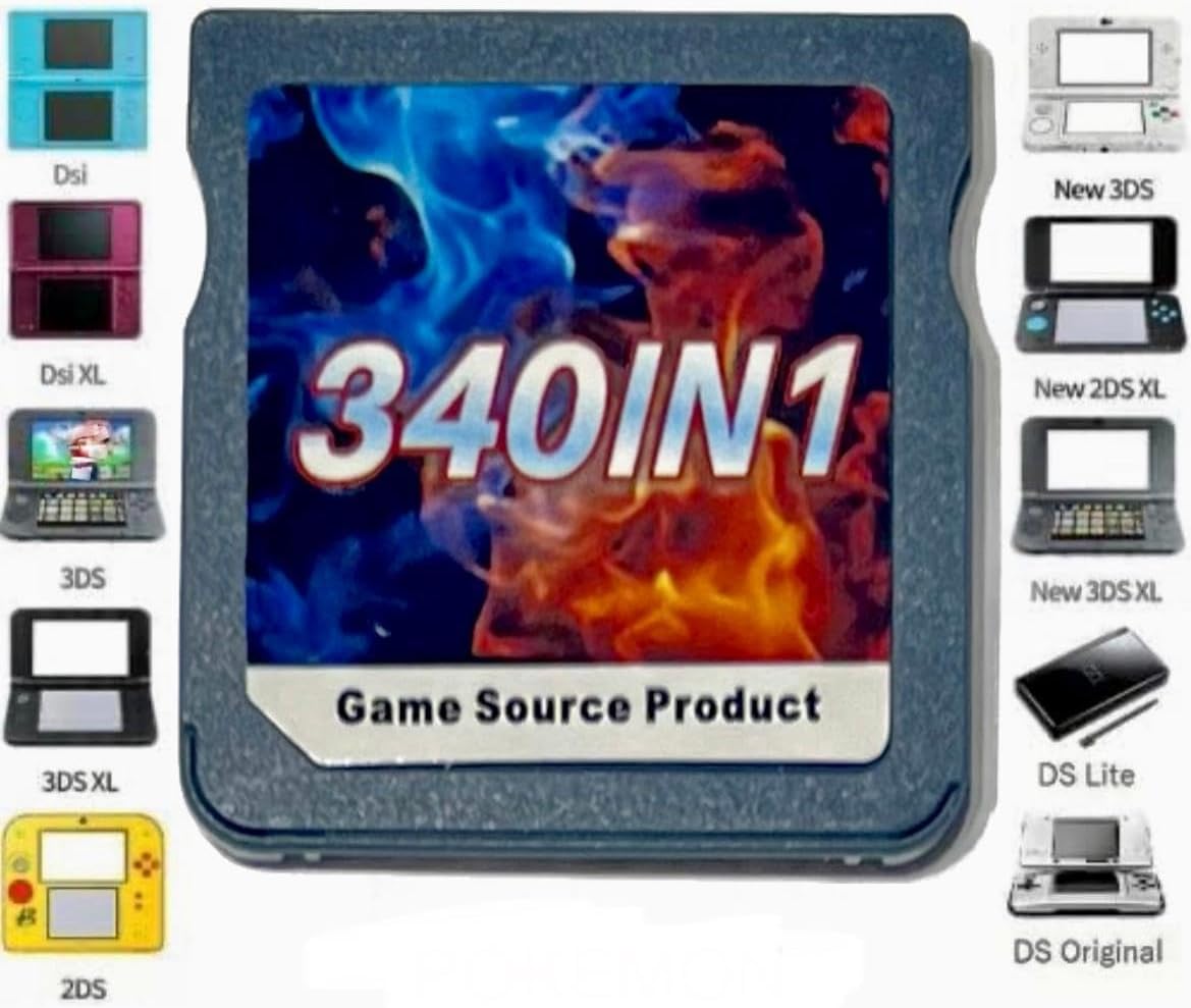 Amazon.com: SDHC 340 in 1 All in one Game Card Plug and Play Cartridge ...