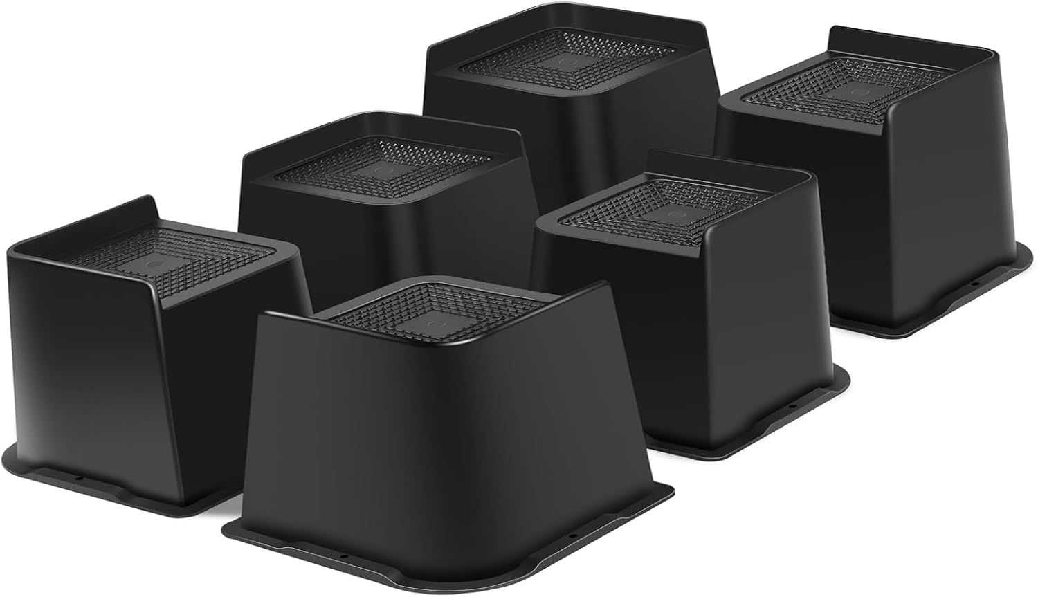 Amazon.com: MYMULIKE Bed Risers Heavy Duty, Oversized Furniture Risers ...