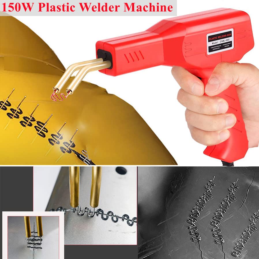 150W Plastic Welder, 2 in 1 Plastic Welding Kit Plastic Repair Welder ...