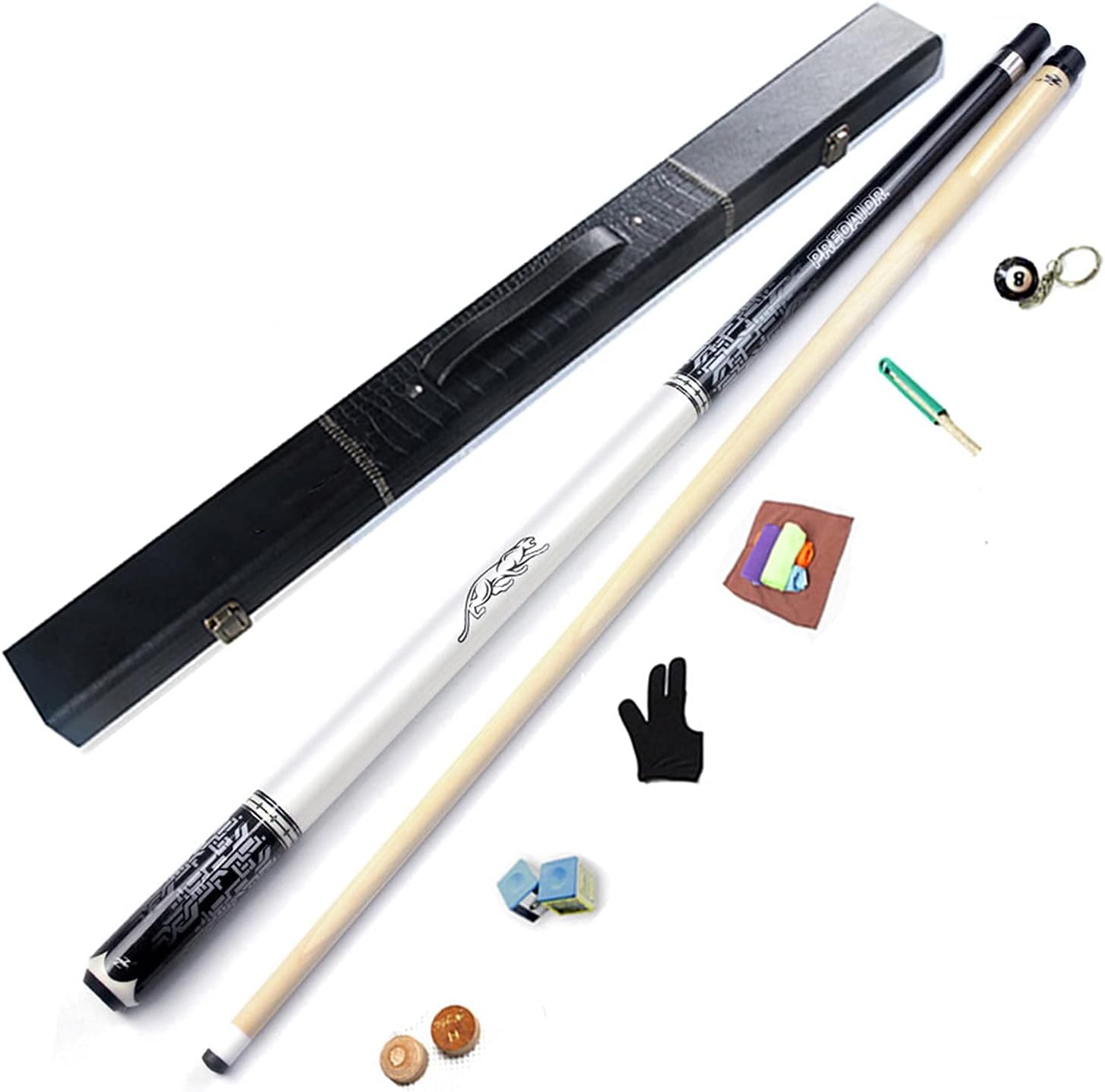 Pool-Queues für Erwachsene, 57 Zoll, Ahorn-Pool-Queuespitzen, 9,5–11,5 ...