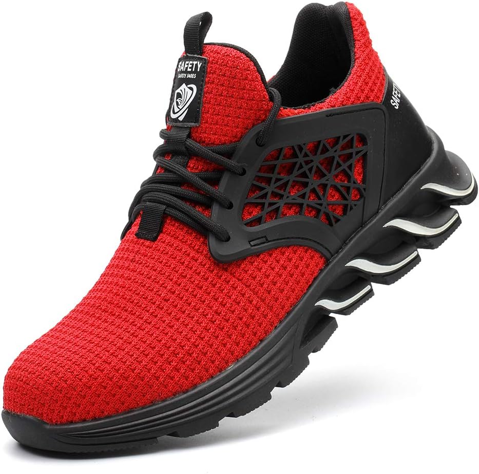 Amazon.com: Steel Toe Shoes Work Safety Shoes for Men and Women ...