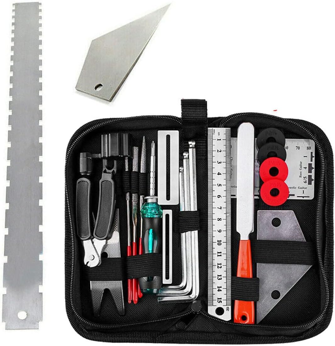 Amazon.com: Luthier Guitar Care Repair Maintenance Tools Set Neck ...