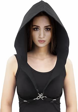 Amazon.com: Unisex Steampunk Rogue Cowl Hat Cotton Medieval Gothic Cape ...