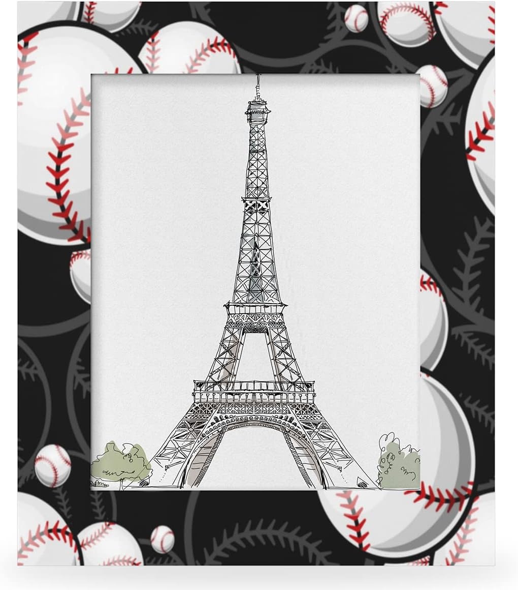 Amazon.com - Pardick Baseball 8x10 Picture Frame, Sport Ball Wooden ...