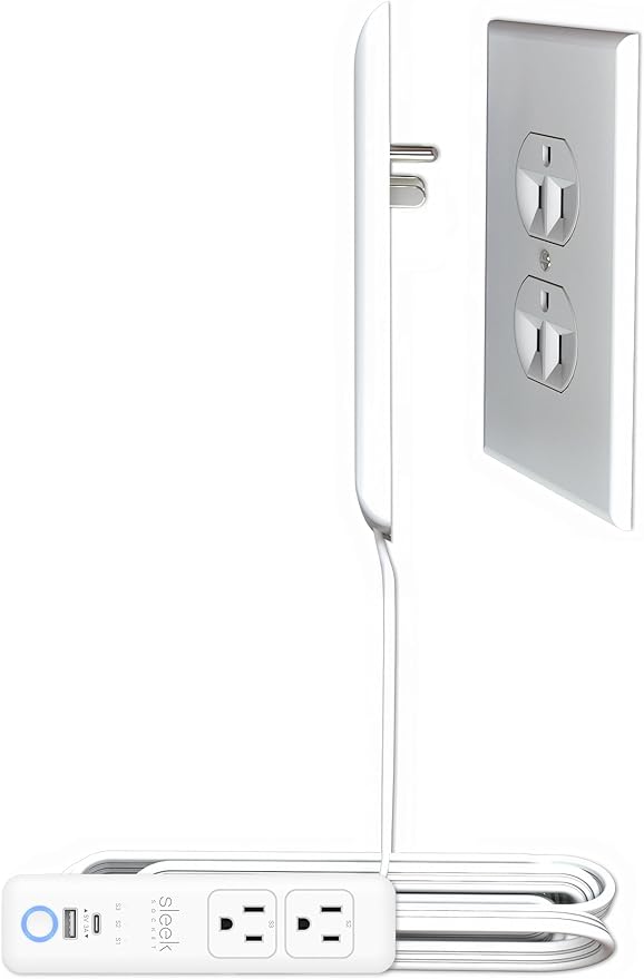 Amazon.com: Smart Sleek Socket: Universal Outlet Concealer with Wi-Fi ...