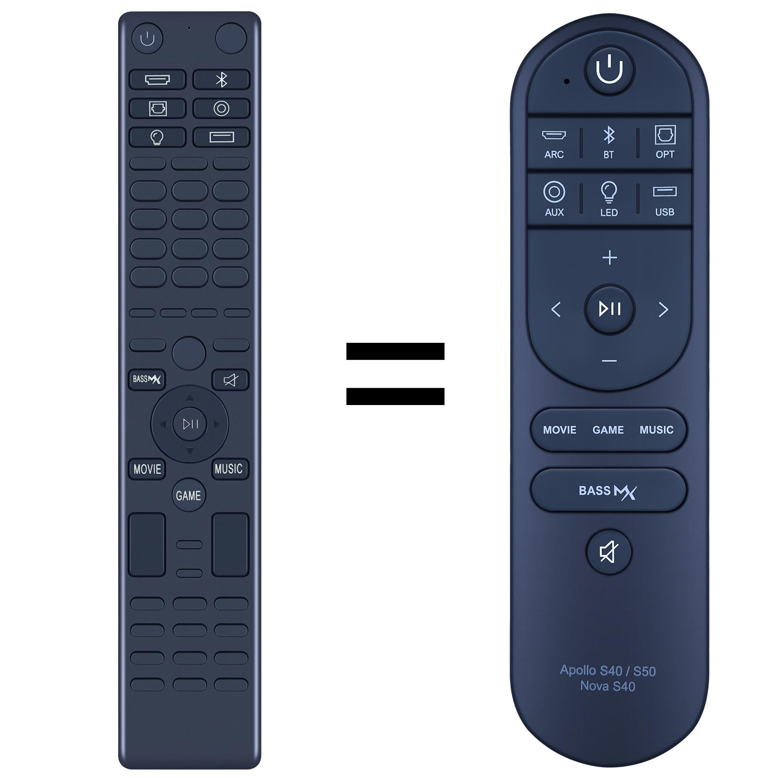 New Remote Control for ULTIMEA Nova S50 S40 Home Theater Soundbar ...
