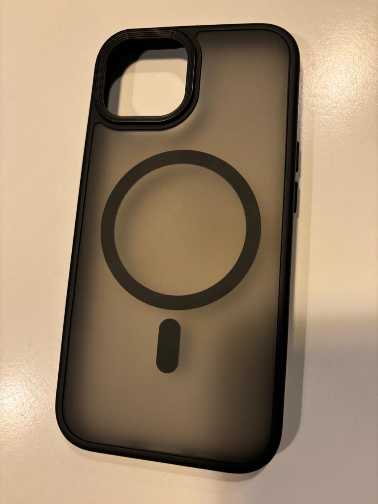 Enflamo Polycarbonate Matte Back Cover Case Compatible with Mag-Safe ...