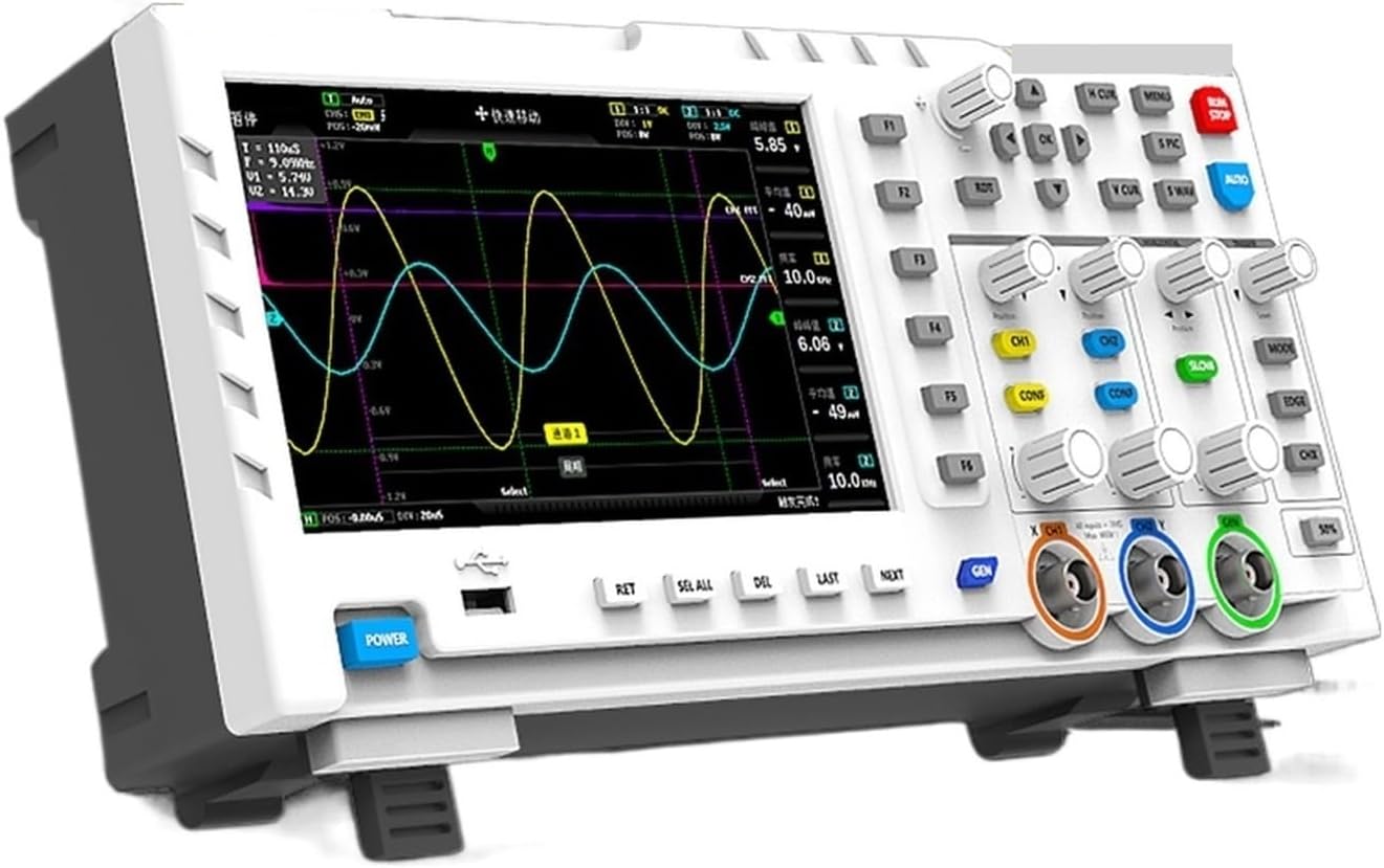 Oscilloscope, 1014D Digital Oscilloscope Dual Channel Input Signal ...