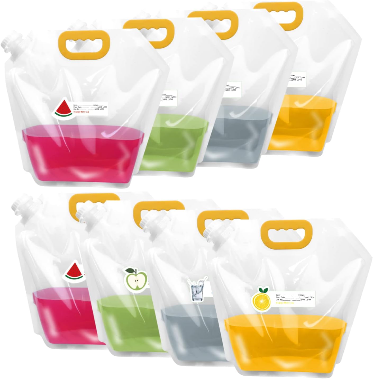 Amazon.com: Water Storage Bag Foldable Container Handle Carrier Jugs ...