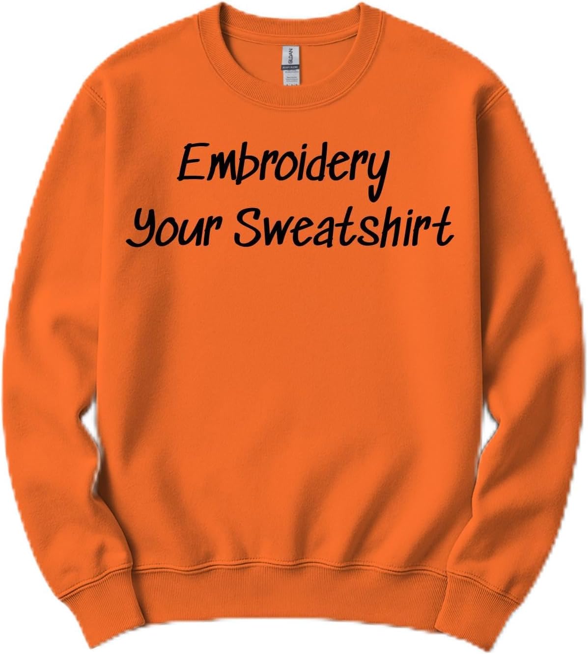 AOLP Custom Embroidered Crewneck Sweatshirt – Personalized Text & Logo ...