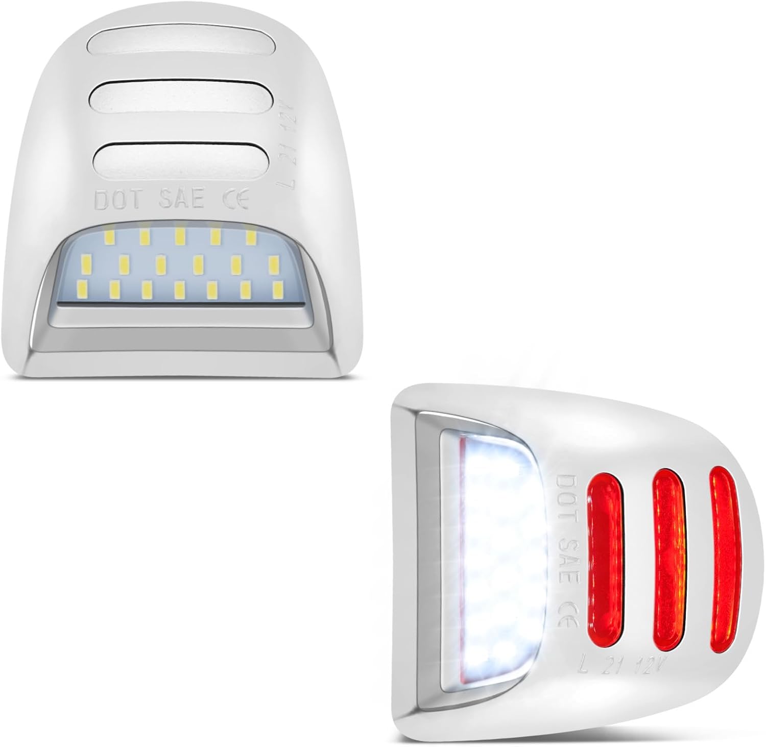 Amazon.com: IXCNET LED License Plate Light Tag Lamp Assembly For Chevy ...