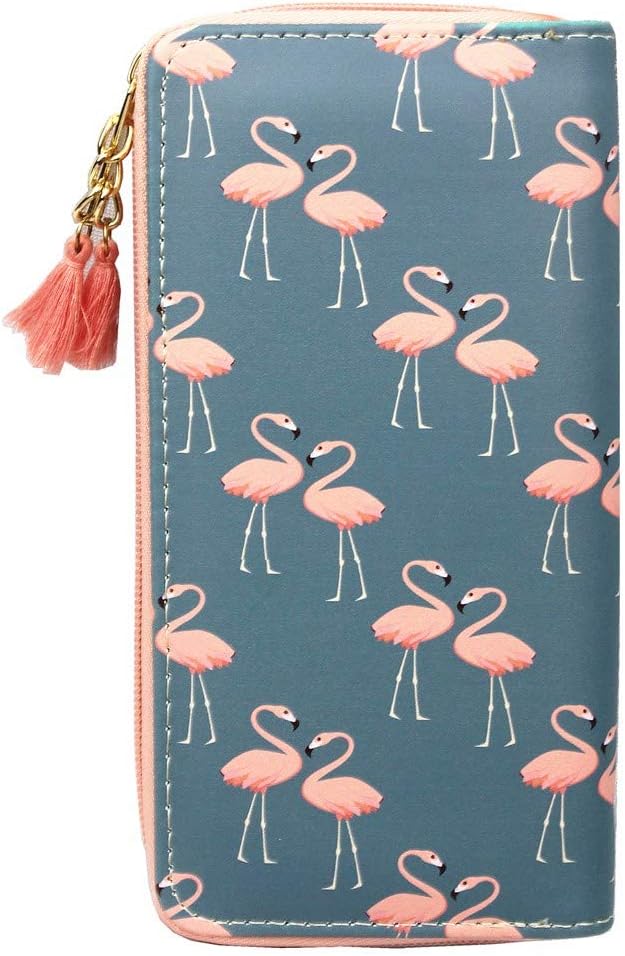Amazon.com: Timlee Flamingo Wallet For Girls Christmas Gift Women ...