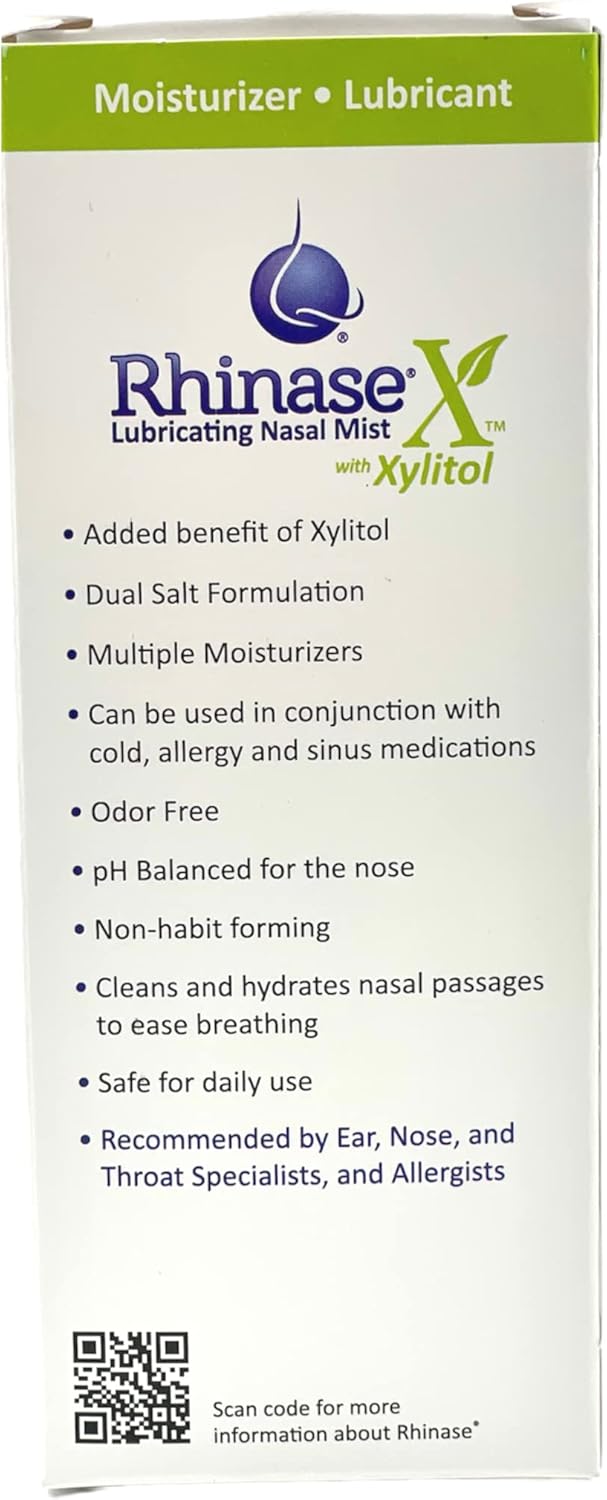 Rhinase X Lubricating Nasal Mist Spray with Xylitol الكويت | Ubuy