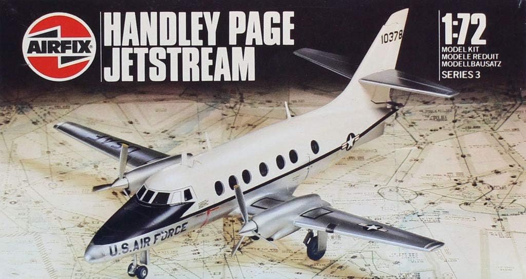 Amazon.com: Airfix 1:72 Handley Page Jetstream Plastic Model Kit #03012 ...
