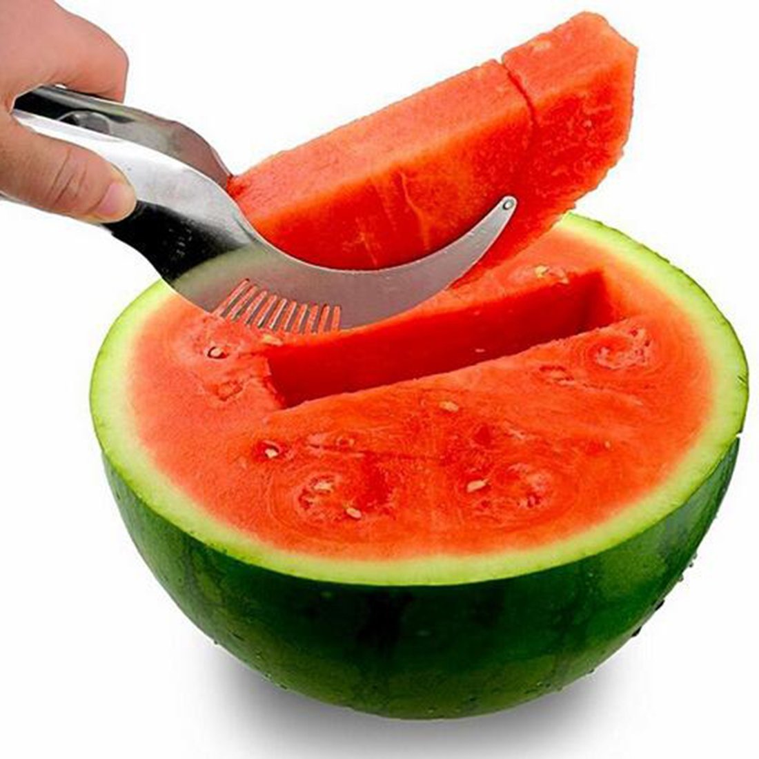 sinex Stainless Steel Watermelon and All Melon Cutter/Slicer Fruit ...