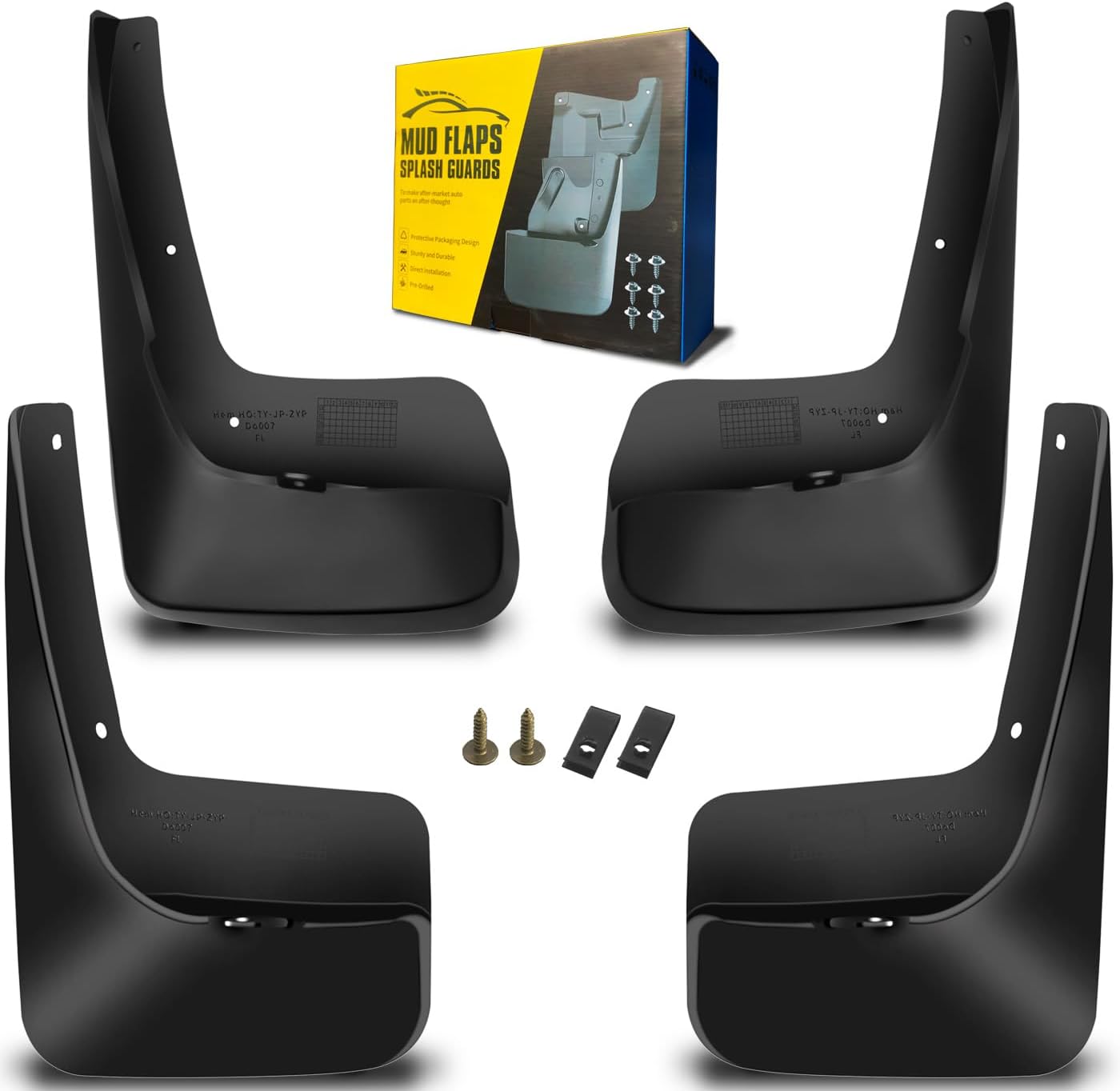 Amazon.com: QUYDDC Mud Flaps Fit for 2011-2017 Chry-sler Town & Country ...