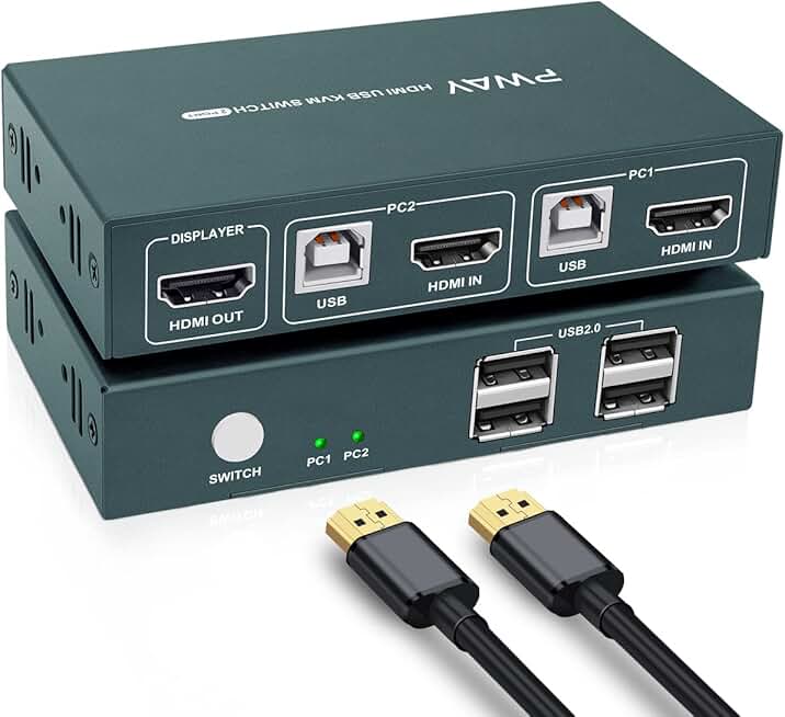 Amazon.co.uk: KVM Switches - KVM Switches / Components & Replacement ...