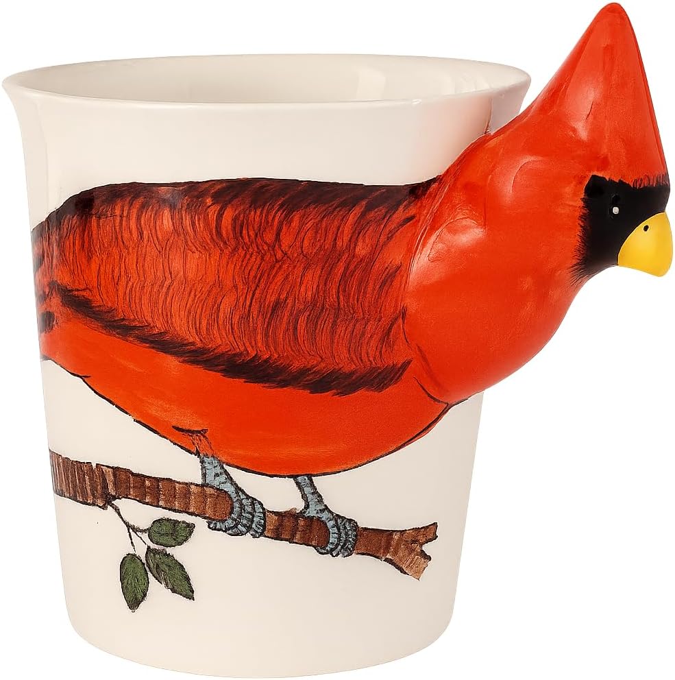 Amazon.com: SassyXpressions Cardinal Coffee Mug & Small Planter Pot ...