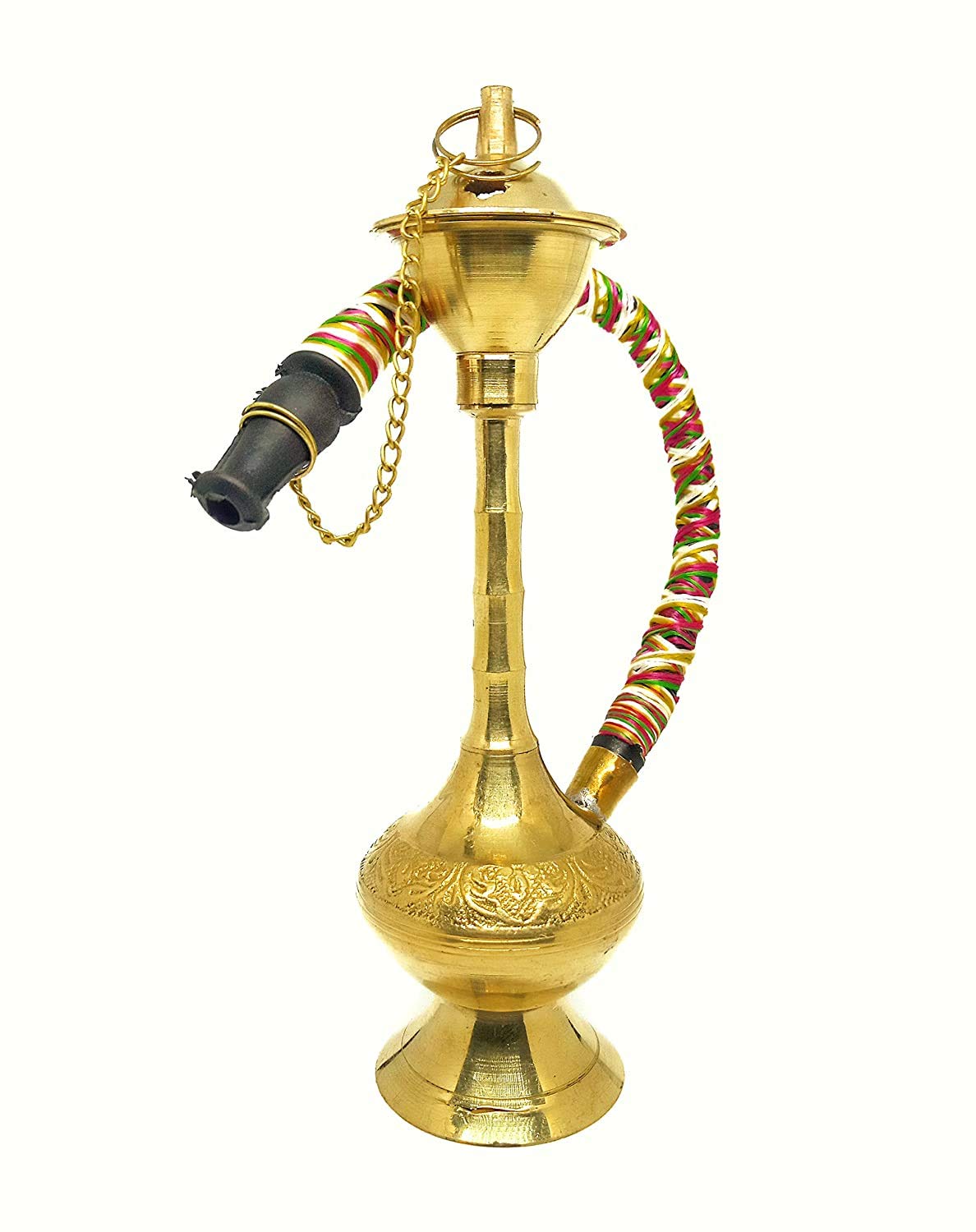 Buy DITOFICK Brass Hookah Pipe Pot Designer Beautiful Handmade Hukka ...
