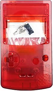 Amazon.com: Custom GBC DIY PS Housing Case Shells Clear Red Color ...