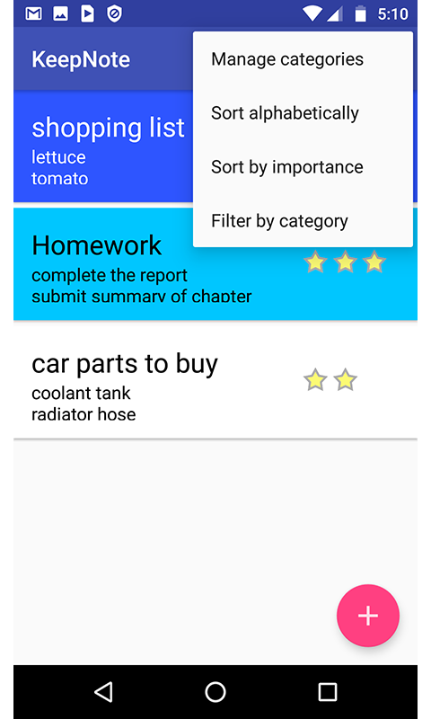 KeepNote-Amazonアプリストアのアプリ
