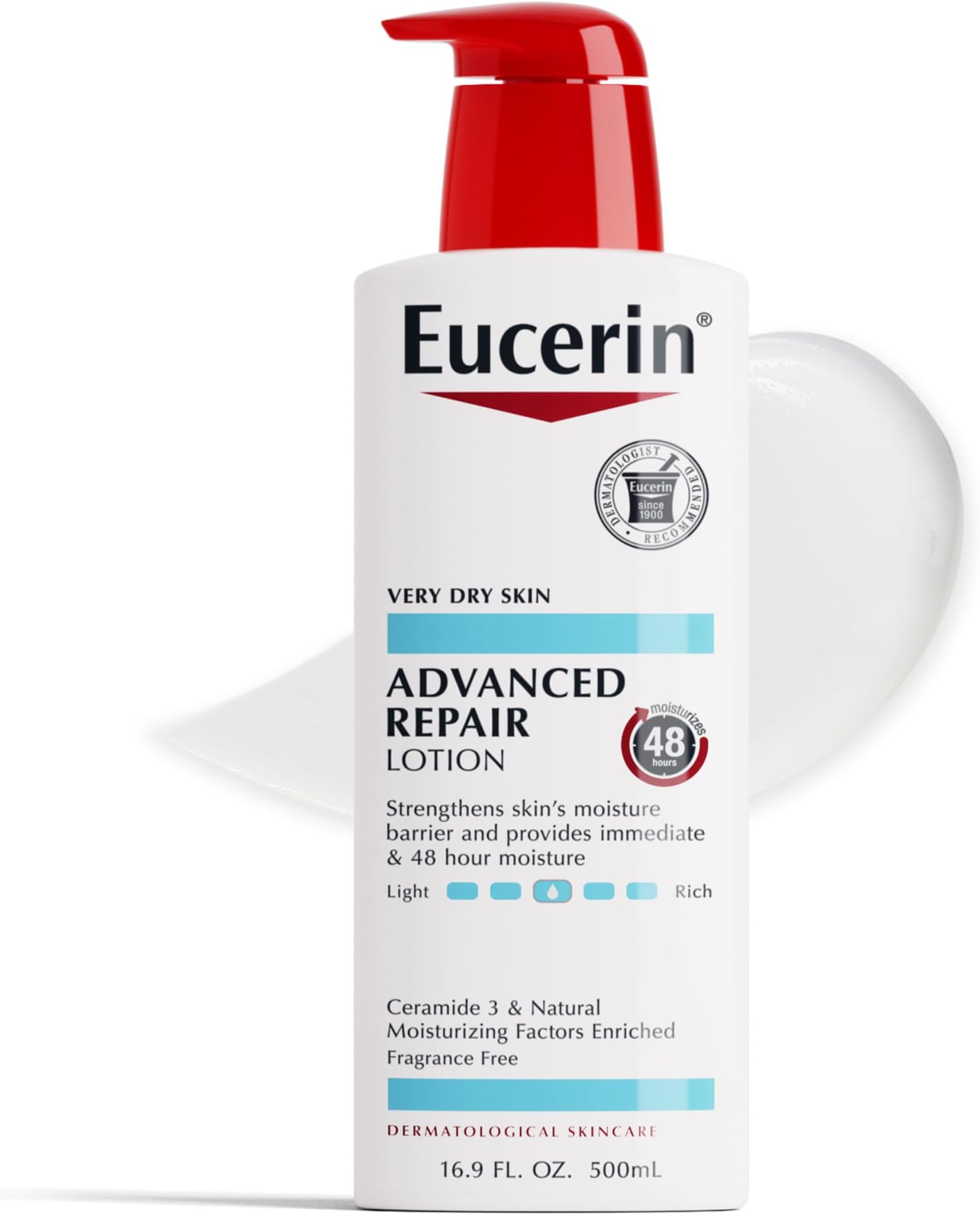 Amazon.com : Eucerin Advanced Repair Body Lotion for Very Dry Skin ...