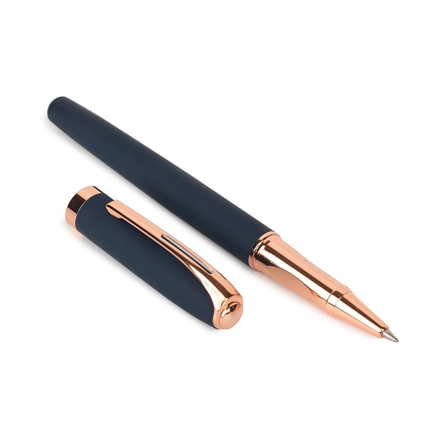 crewtone 20391 Stunning Oxford Blue Color Metal Roller Ball Pen, Matt ...