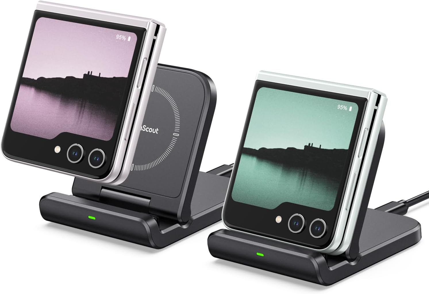 Chargeur Induction pour Samsung Galaxy Z Flip 7, Chargeur sans Fil pour ...