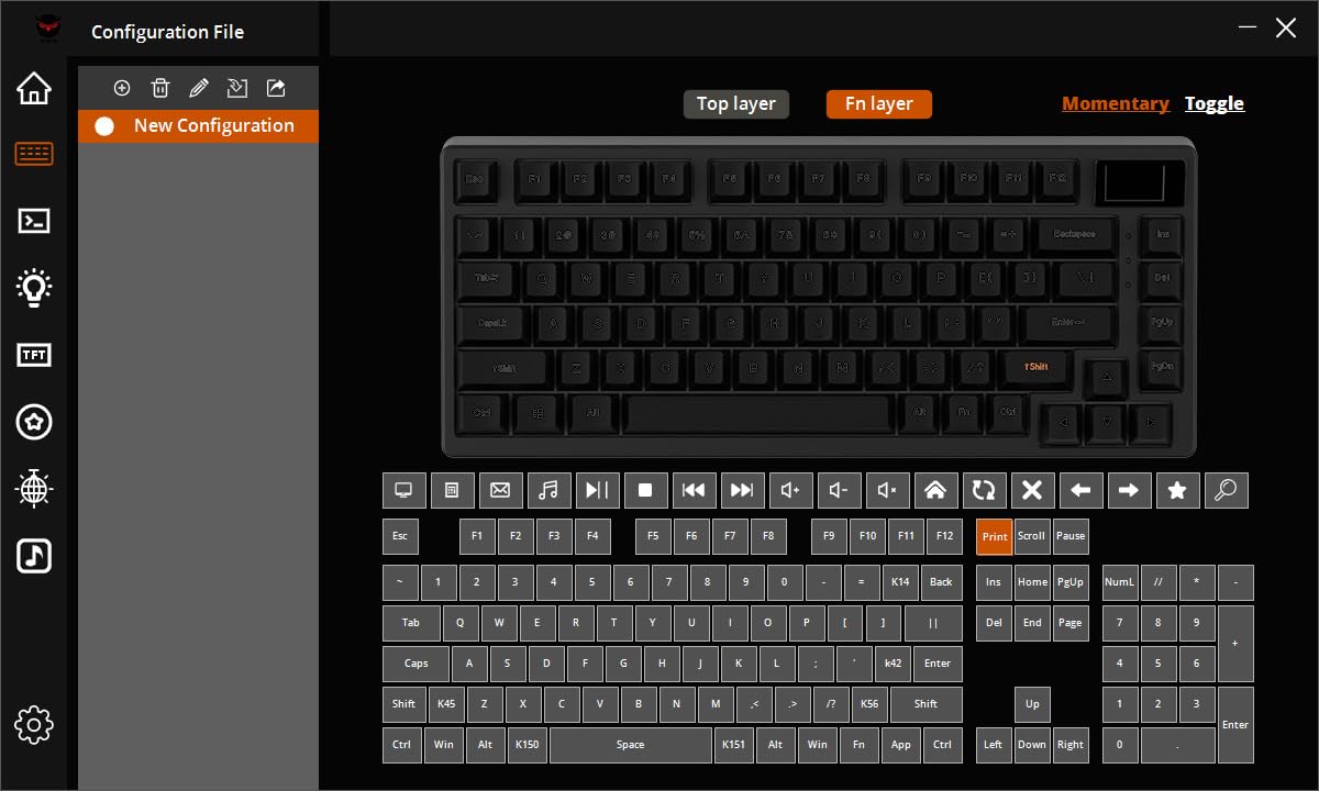 $12/mo - Finance Womier S-K80 75% Keyboard with Color Multimedia ...