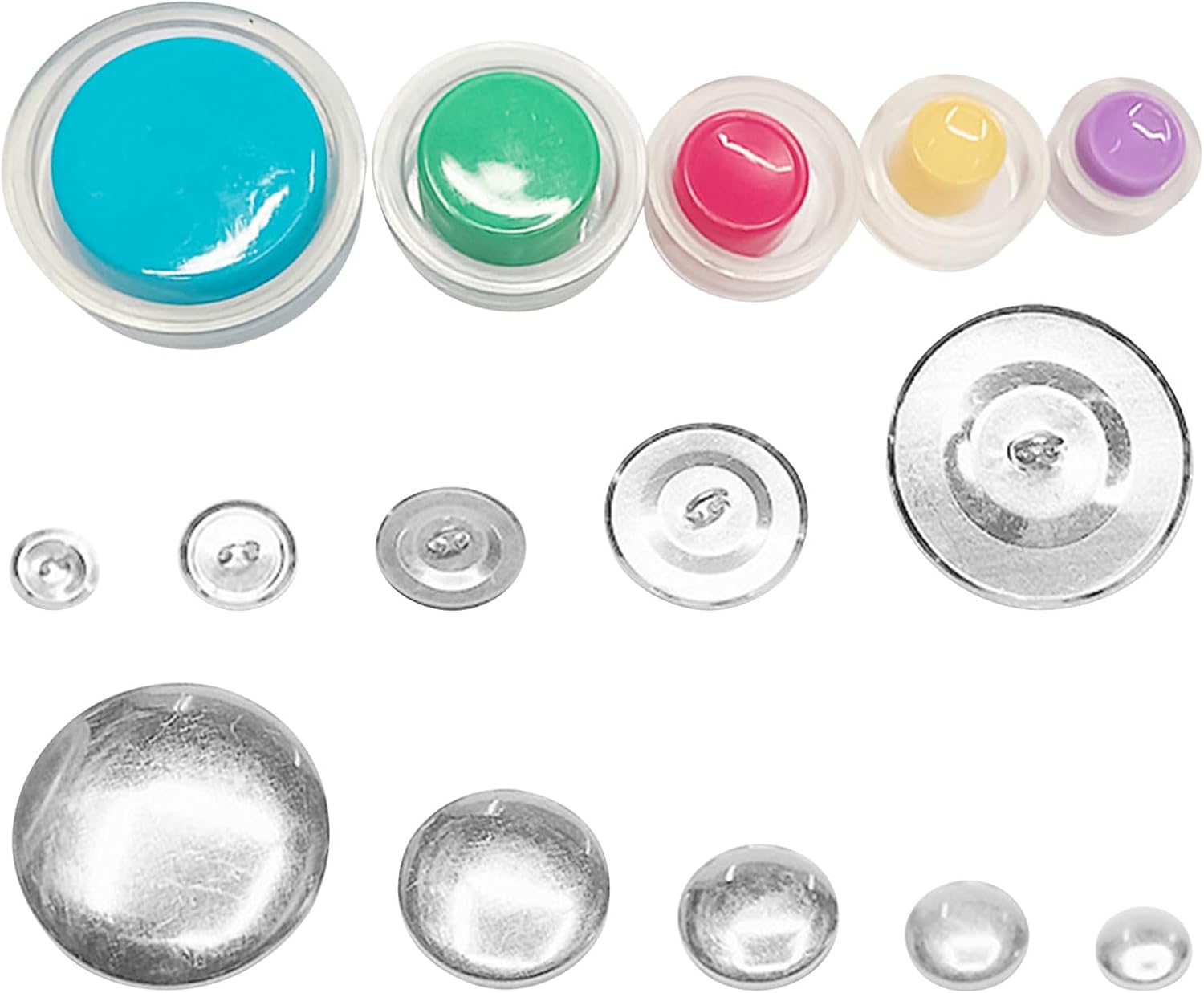 Amazon.com: Cover Button Kit, DIY Fabric Button with Maker, 5 Different ...